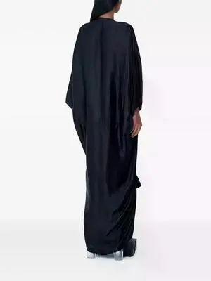 Rick Owens V-neck Draped Maxi Dress