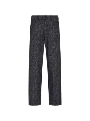 Giorgio Armani Chevron Jacquard Jeans