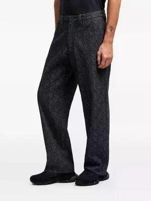 Giorgio Armani Chevron Jacquard Jeans