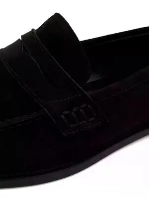 Manolo Blahnik Perrita Round-toe Loafers - Black