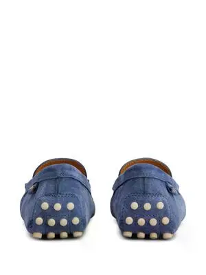 TOD'S Gommino Suede Loafers - Blue