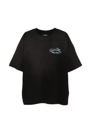 Amiri Crystal Chateau Script Oversized T-shirt