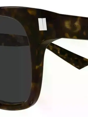 Saint Laurent Square-frame Tortoiseshell Sunglasses - Brown