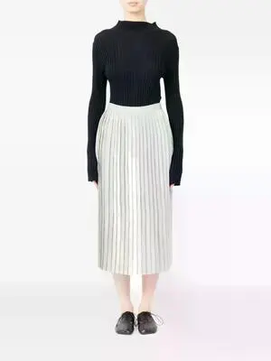 MAISON MARGIELA Pleated Straight Skirt