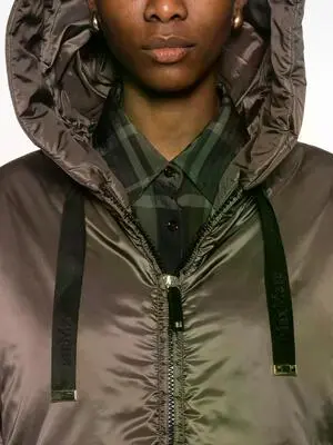 Max Mara Hooded Zip Jacket - Brown