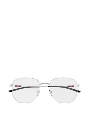 Gucci Stripe Geometric Glasses