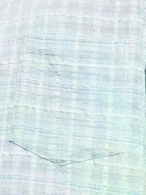 SAMSOE SAMSOE Checked-pattern Chest-pocket Shirt - Blue