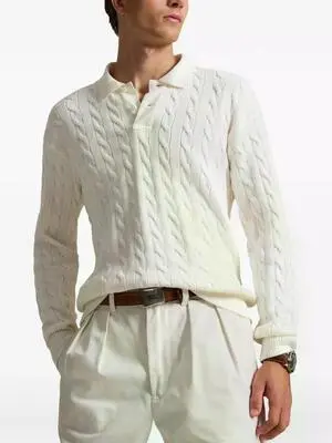 Polo Ralph Lauren Cable-knit Polo-collar Sweater
