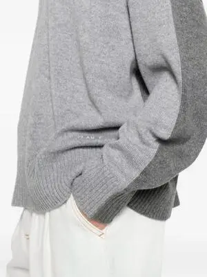 Plan C V-neck Colour-block Cardigan
