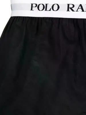 Polo Ralph Lauren Logo-waistband 3-pack Boxer Shorts - Black