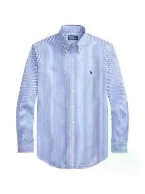 Polo Ralph Lauren Striped Collared Shirt - Blue