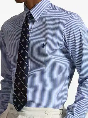 Polo Ralph Lauren Striped Collared Shirt - Blue