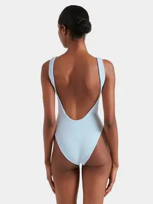 Hunza G Square Neck One Piece Swimsuit