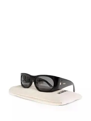 Jacquemus Rectangle-frame Sunglasses - Black