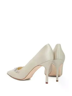 Manolo Blahnik Embellished Pointed Toe Pumps