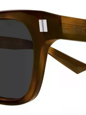 Saint Laurent Square-frame Sunglasses - Brown