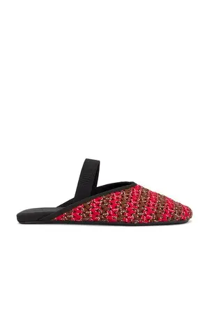 Flowze Flo Mule Sandal Red & Brown