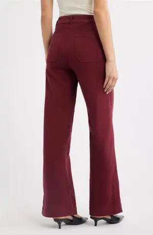 FRAME The Modernist High-waist Straight-leg Pants