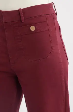 FRAME The Modernist High-waist Straight-leg Pants