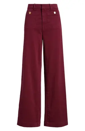 FRAME The Modernist High-waist Straight-leg Pants