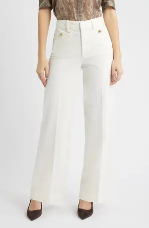 FRAME The Modernist High-waist Straight-leg Pants