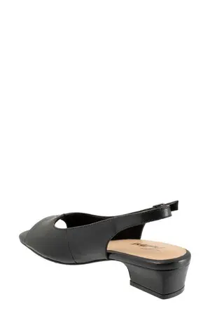 Trotters Dawn Slingback Sandal - Black