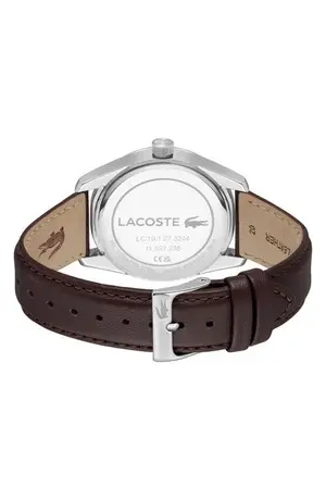Lacoste Boston Leather Strap Watch