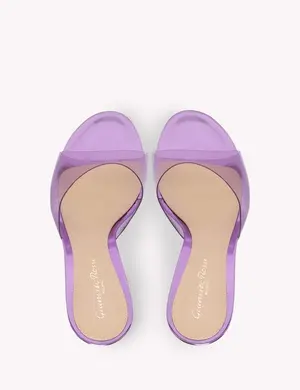 GIANVITO ROSSI Sofia Mule 70 - Purple - Tpu