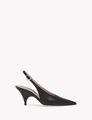 GIANVITO ROSSI Sofia Sling 70 - Black - Calf