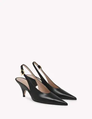 GIANVITO ROSSI Sofia Sling 70 - Black - Calf