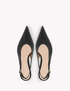 GIANVITO ROSSI Sofia Sling 70 - Black - Calf