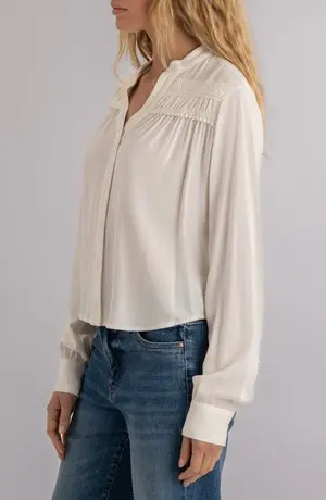 Kut From The Kloth Adrie Lace Trim Top