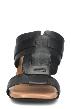 KORK-EASE® Brynn Mule Sandal - Black Leather