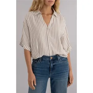 Kut From The Kloth Donna Striped Shirt