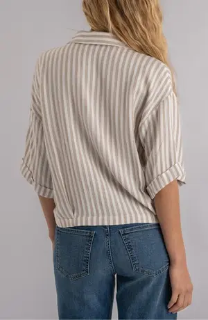 Kut From The Kloth Donna Striped Shirt