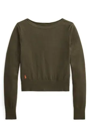 Polo Ralph Lauren Bateau Neck Slim-fit Sweater