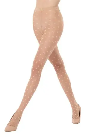 Wolford Daisy Sheer Tights - Fairly Light/white