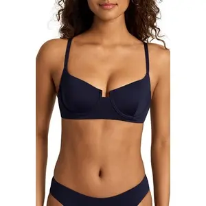 Ralph Lauren Notched Underwire Bikini Top - Dark Navy
