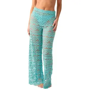 PQ SWIM High-waist Lace Cover-up Pants - Kai