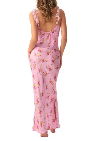 PQ SWIM Beth Floral Cover-up Maxi Dress