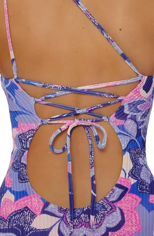 BECCA By Rebecca Virtue Lanai Strappy Rib One-piece Swimsuit