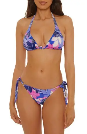 BECCA® By Rebecca Virtue Lanai Triangle Rib Bikini Top