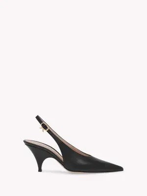 GIANVITO ROSSI Sofia Sling 70 - Black Leather