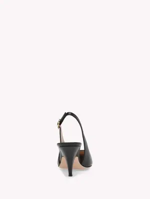 GIANVITO ROSSI Sofia Sling 70 - Black Leather
