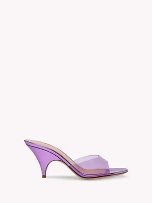 GIANVITO ROSSI Sofia Mule 70 - Purple Tpu