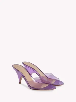 GIANVITO ROSSI Sofia Mule 70 - Purple Tpu