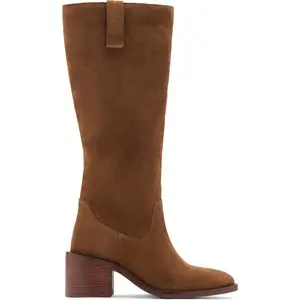 Mango Tall Suede Boot