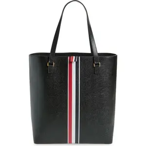 Thom Browne Leather Tote - Black