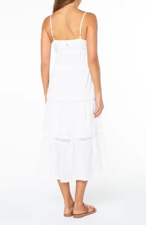 Roxy Azalea Cotton Midi Sundress