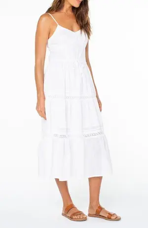 Roxy Azalea Cotton Midi Sundress